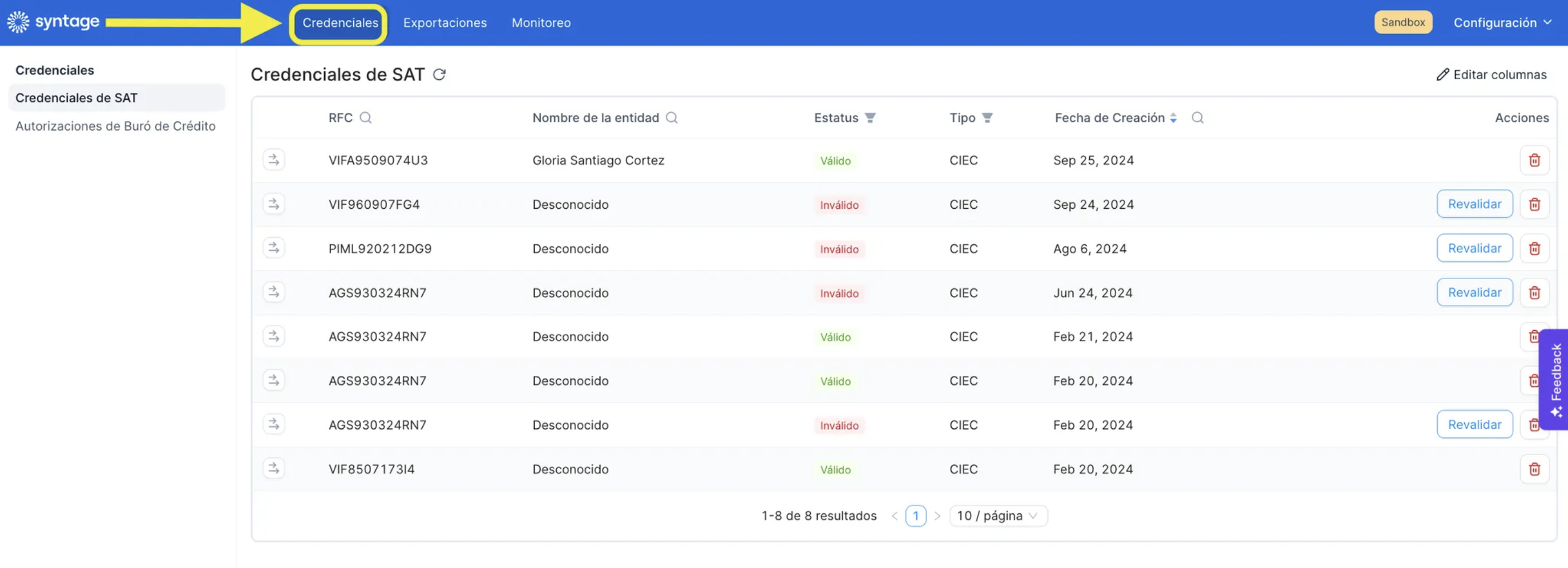 Cómo Puedo Saber Si El Cliente Ya Se Dio De Alta En Syntage Centro